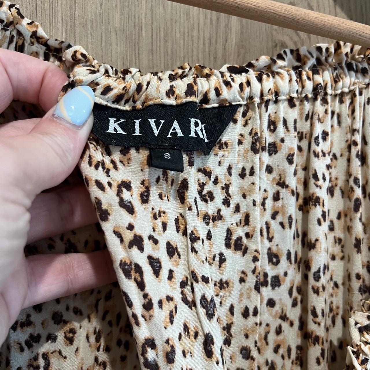 Kivari animal Print dress Size S - Depop