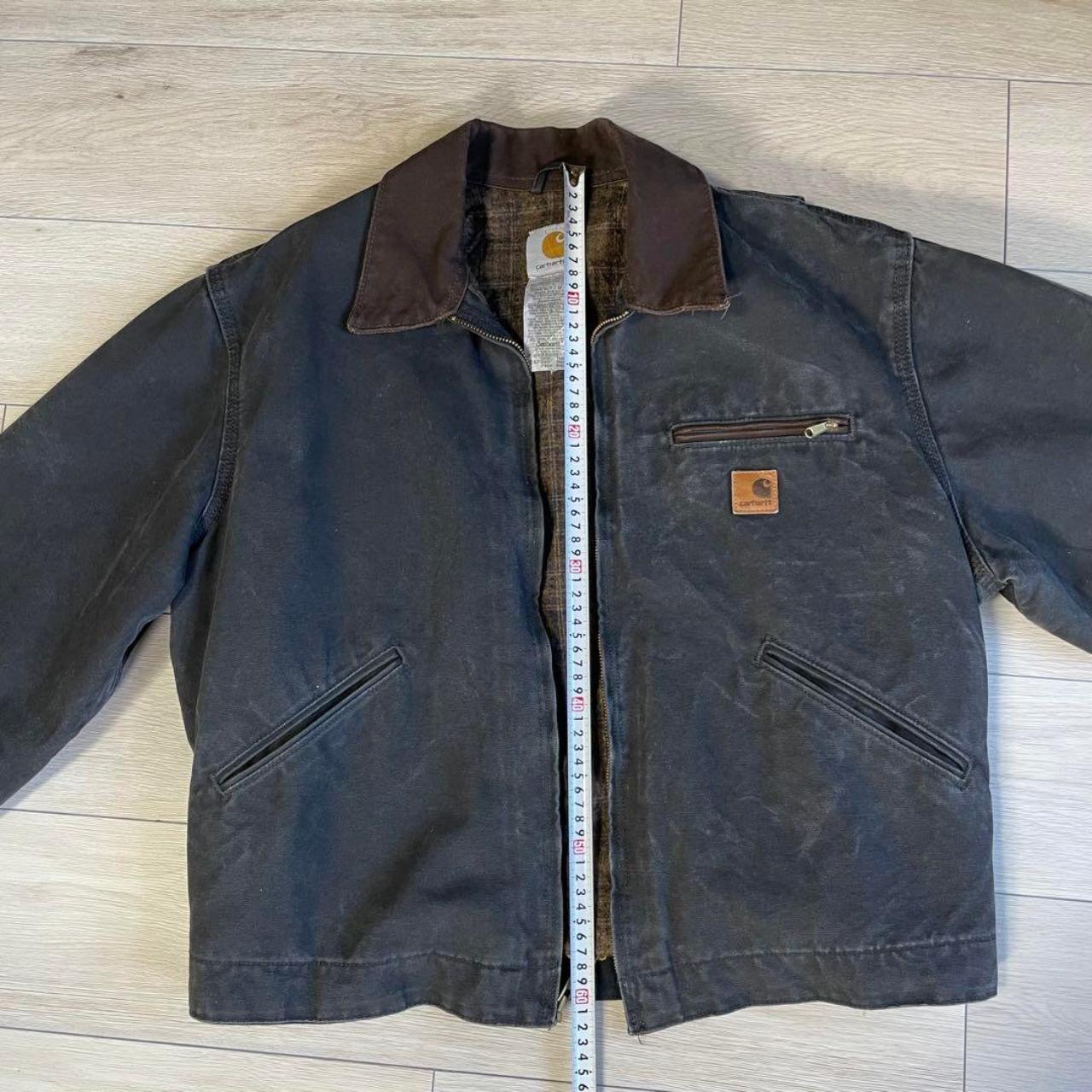 Carhartt Detroit Jacket J97 Black L Short... | Depop