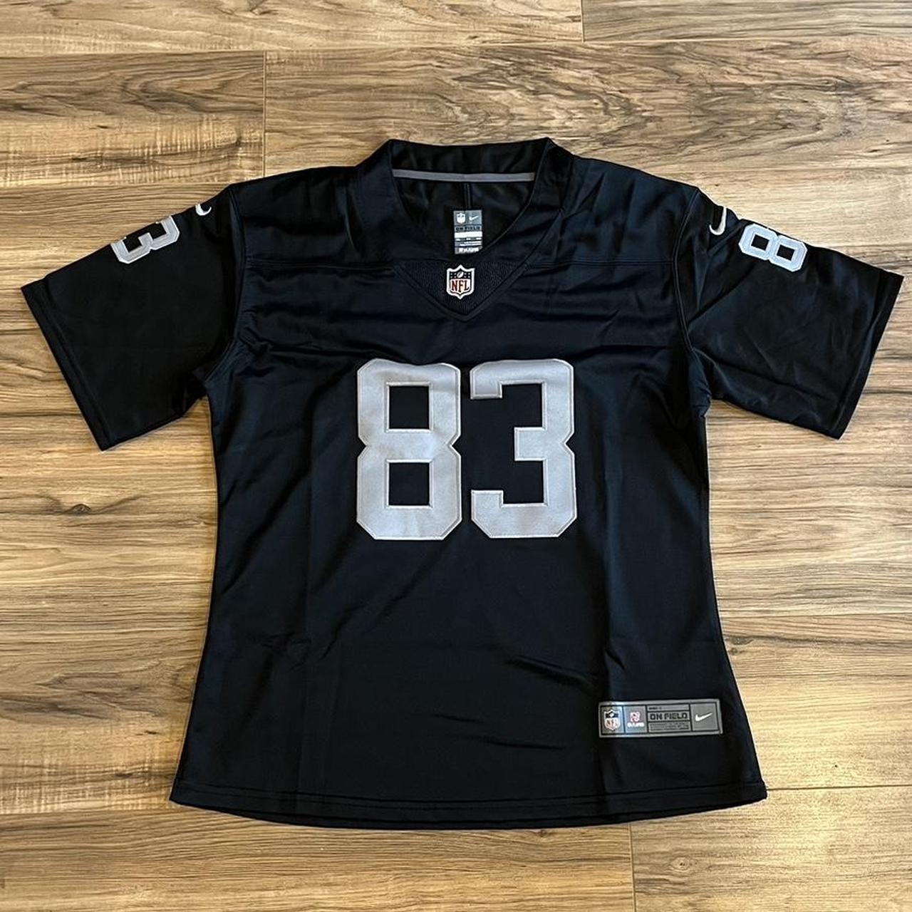 -NFL jersey in black -Never worn before and in great... - Depop