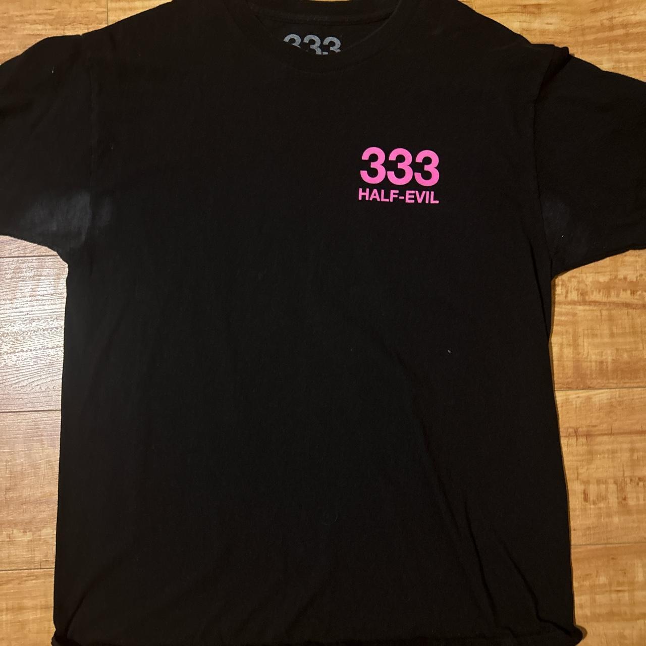 Half evil shirt size L with a couple stains, should... - Depop