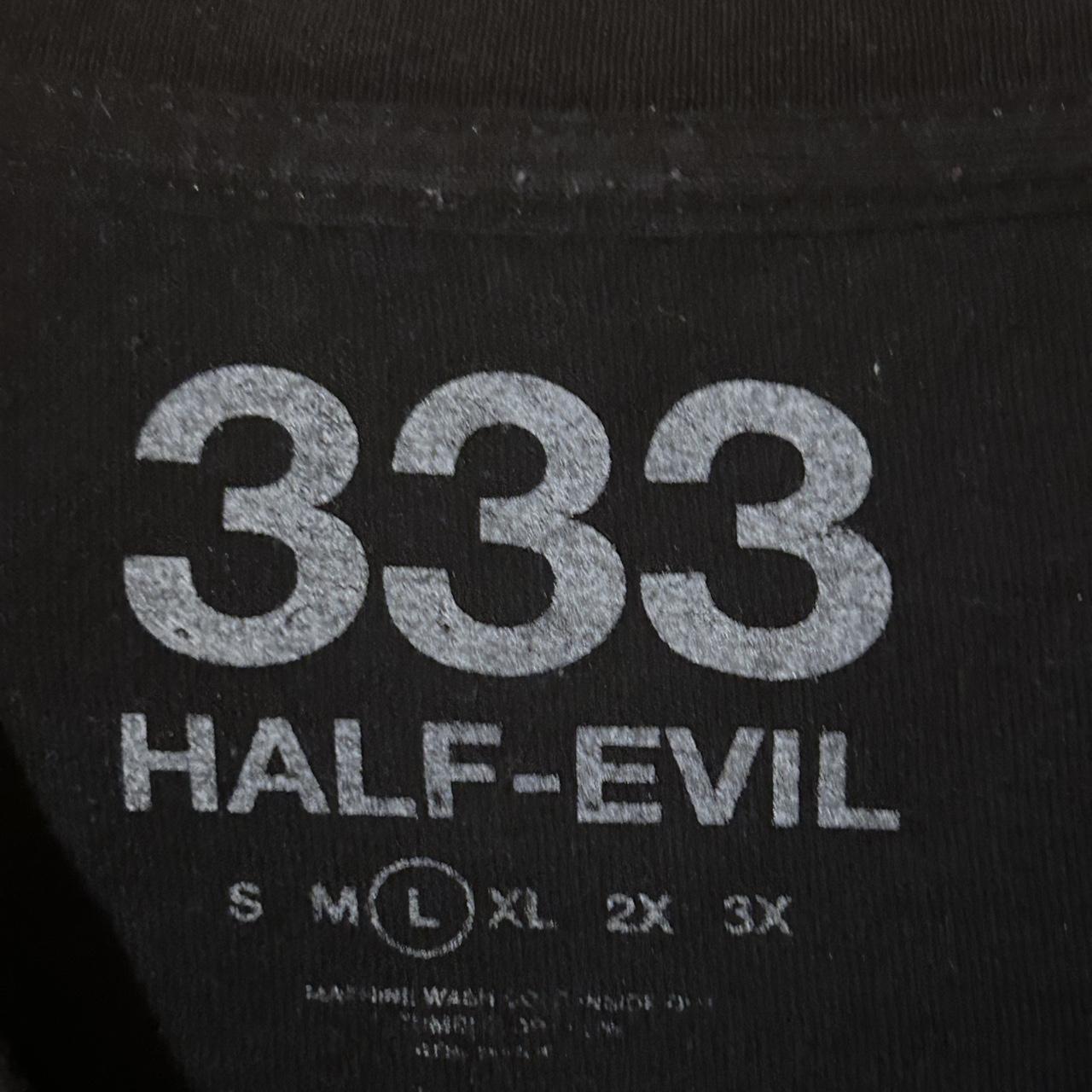 Half evil shirt size L with a couple stains, should... - Depop