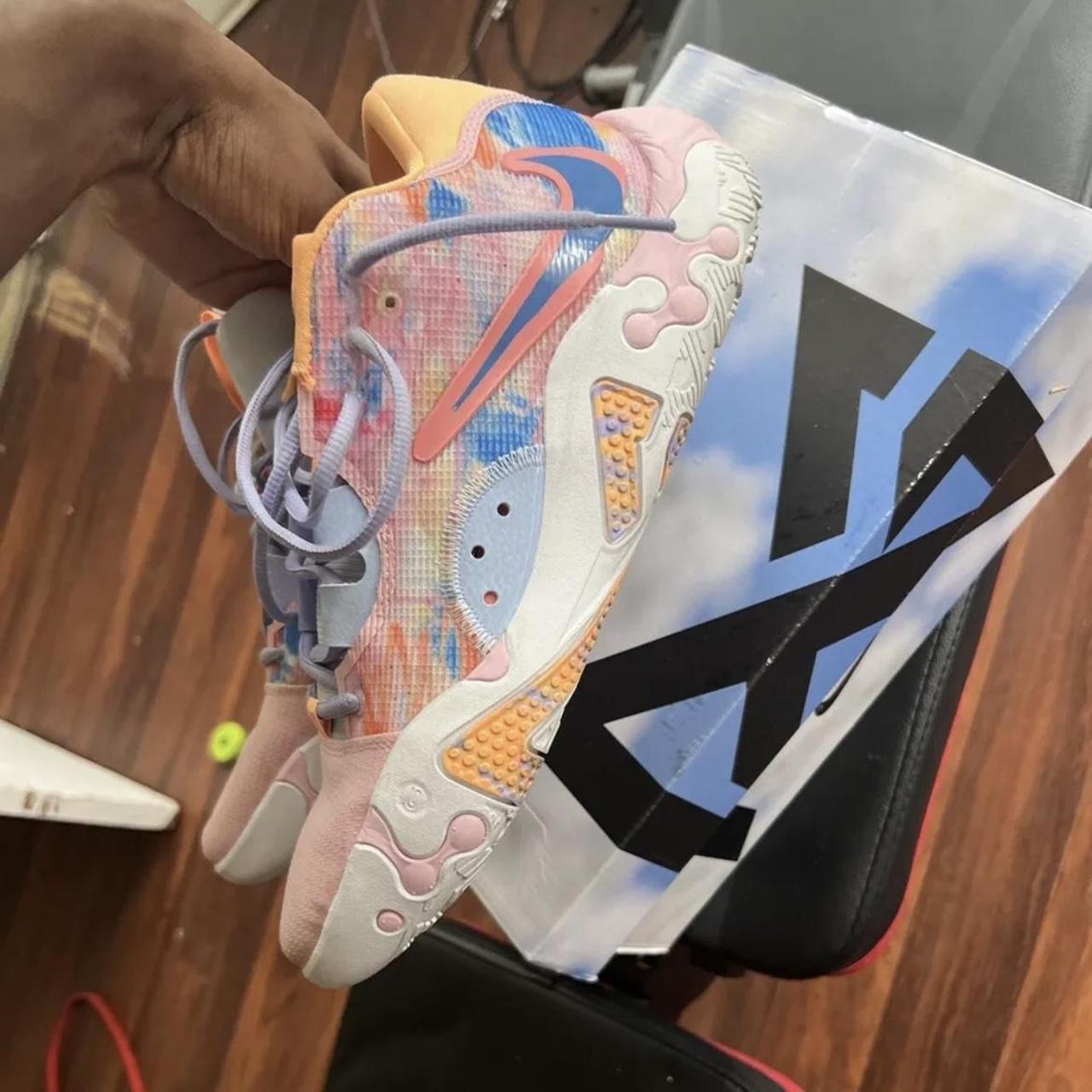 Nike PG 6 “painted swish” size 10 mens new worn once - Depop