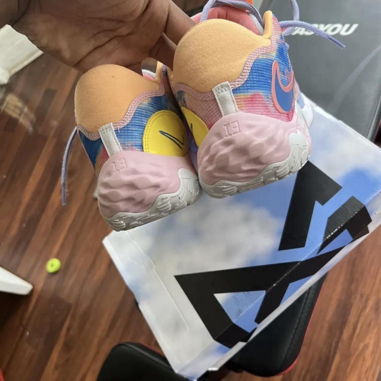 Nike PG 6 “painted swish” size 10 mens new worn once - Depop