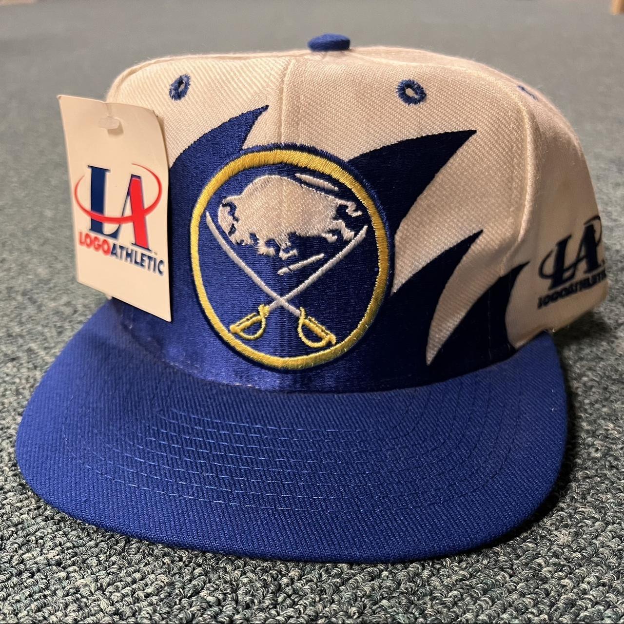 Vintage 90’s Buffalo Sabres Sharktooth Hat Brand... - Depop