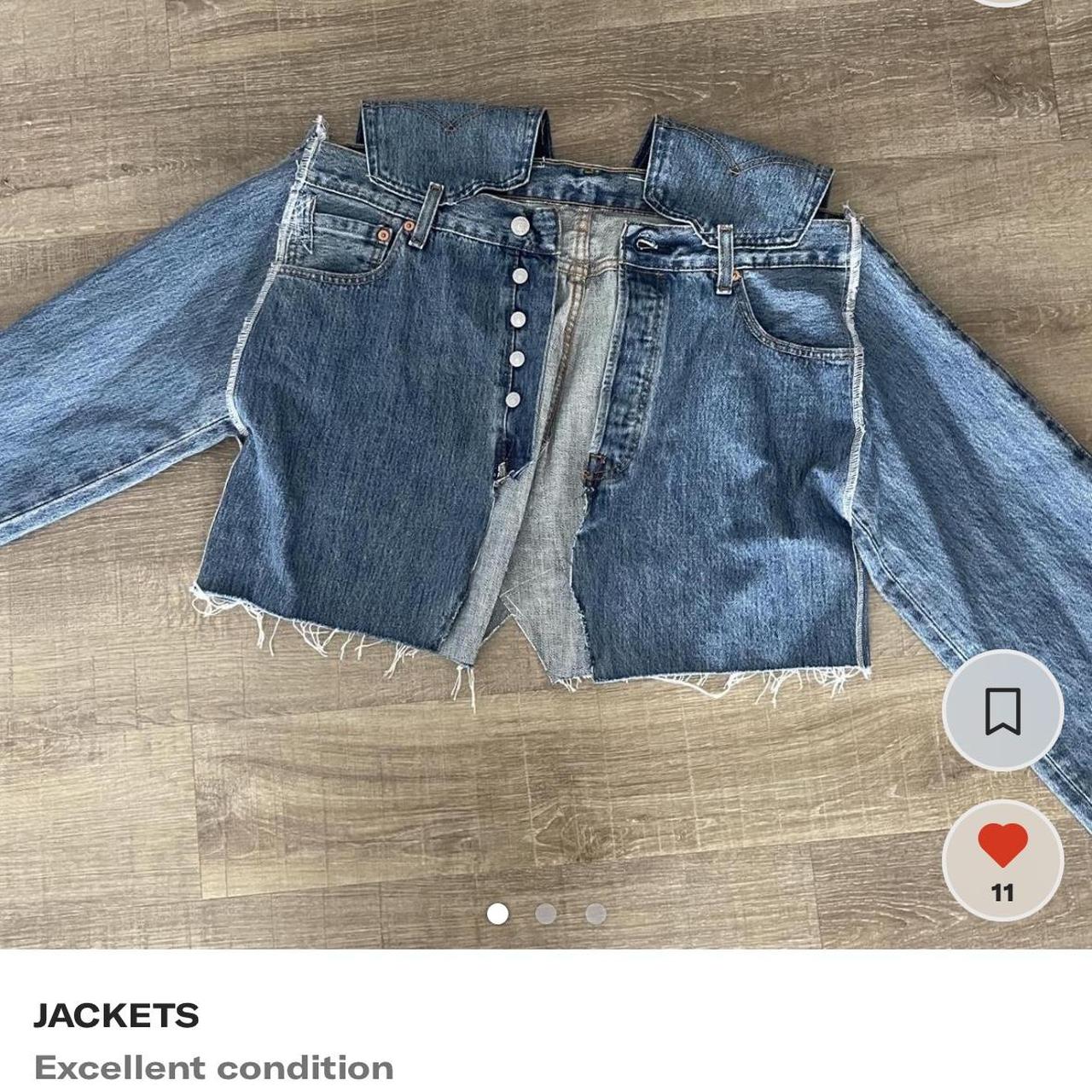 Rework Denim Jacket - Depop
