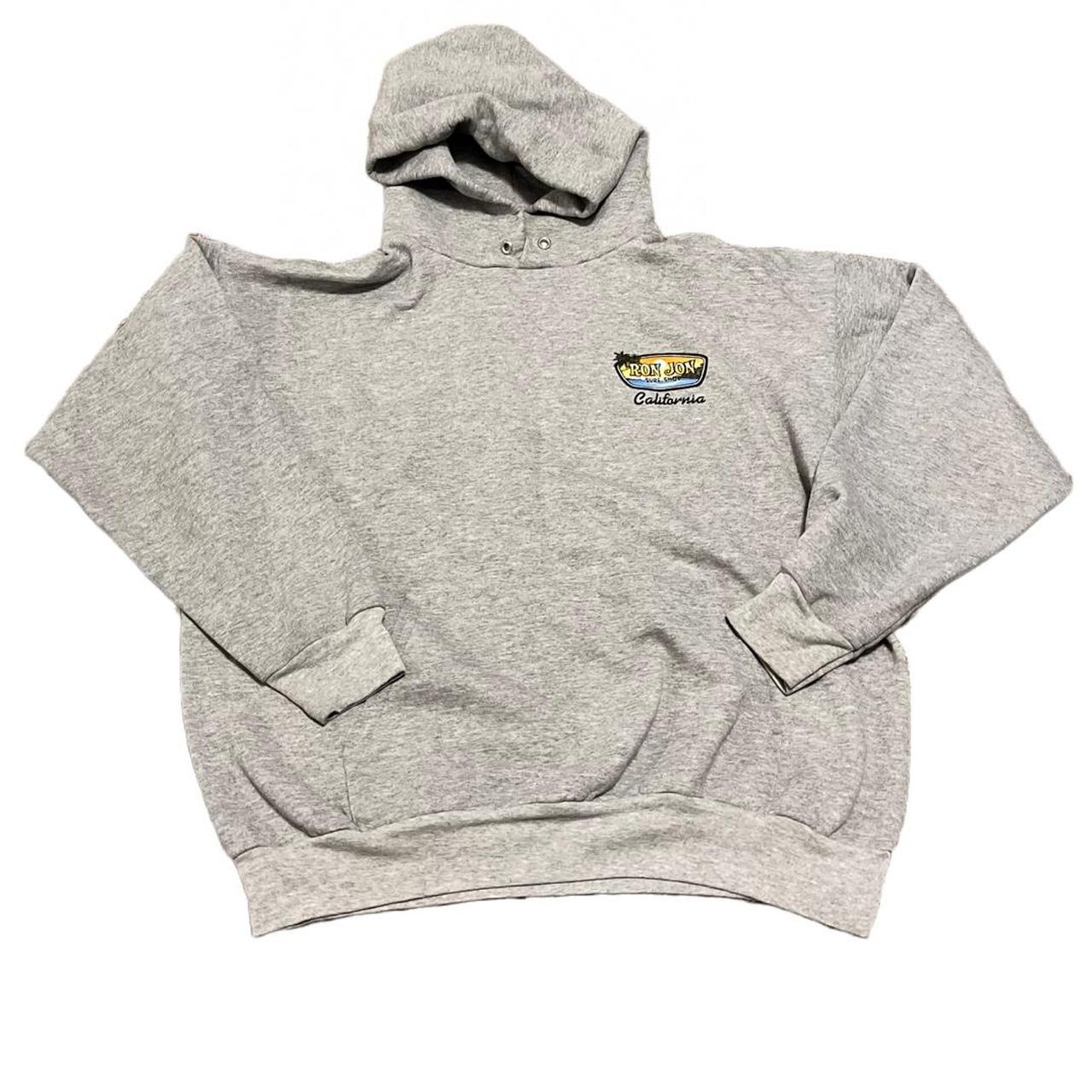 Vintage Ron Jon Surf Shop Pullover Fleece Pocket... - Depop