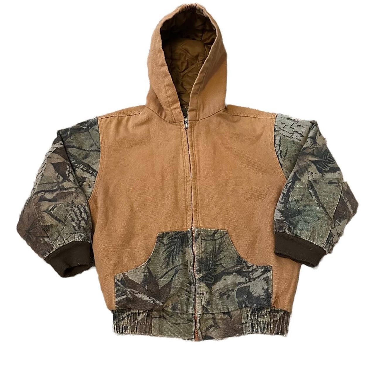 Kids Workwear Hunting Jacket Camo SZ 7T - SZ... - Depop