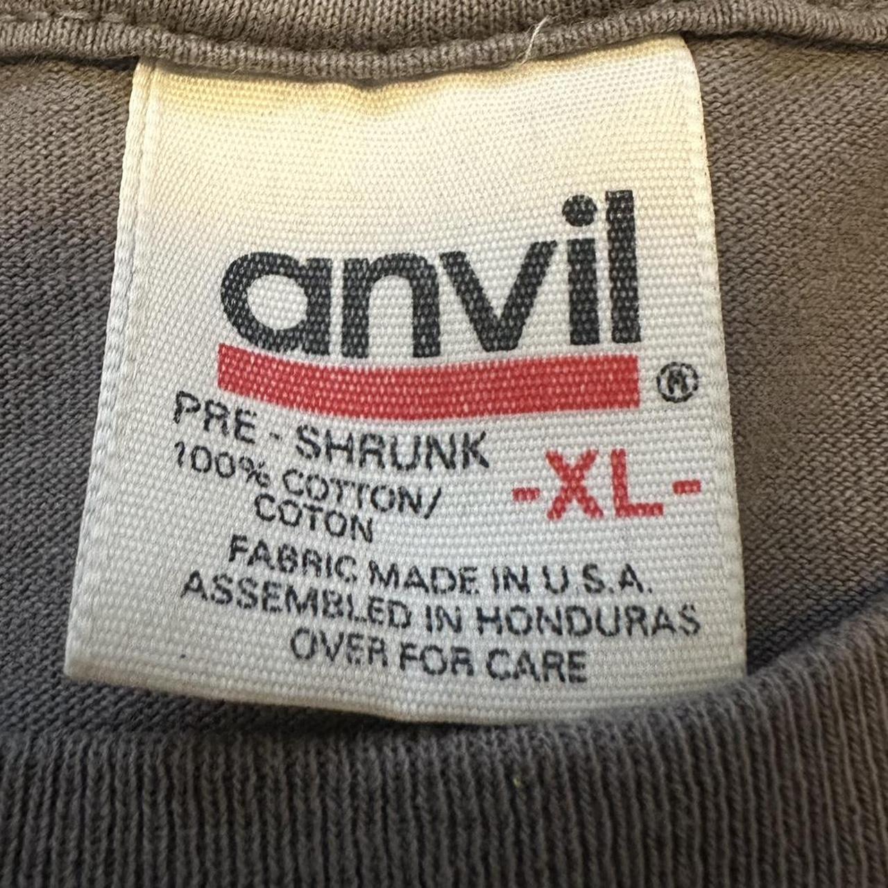 Vintage Anvil Wyoming Animal Wolf Graphic Shirt SZ... - Depop