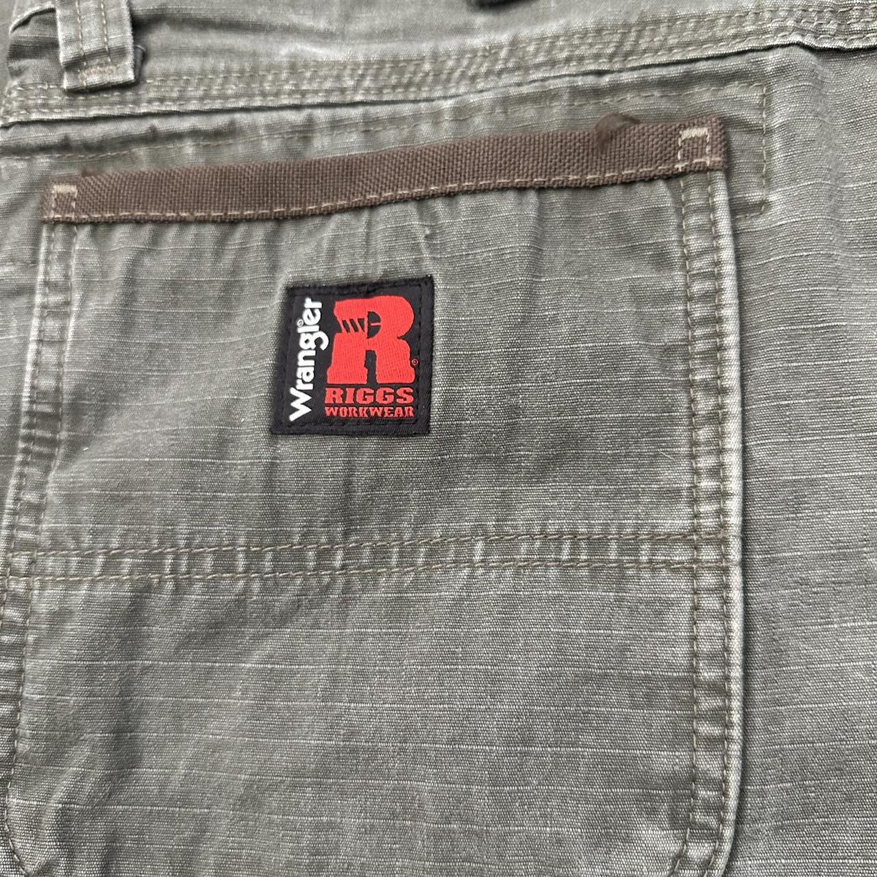 Wrangler Riggs Pants Men's 36x32 Ripstop Green... - Depop