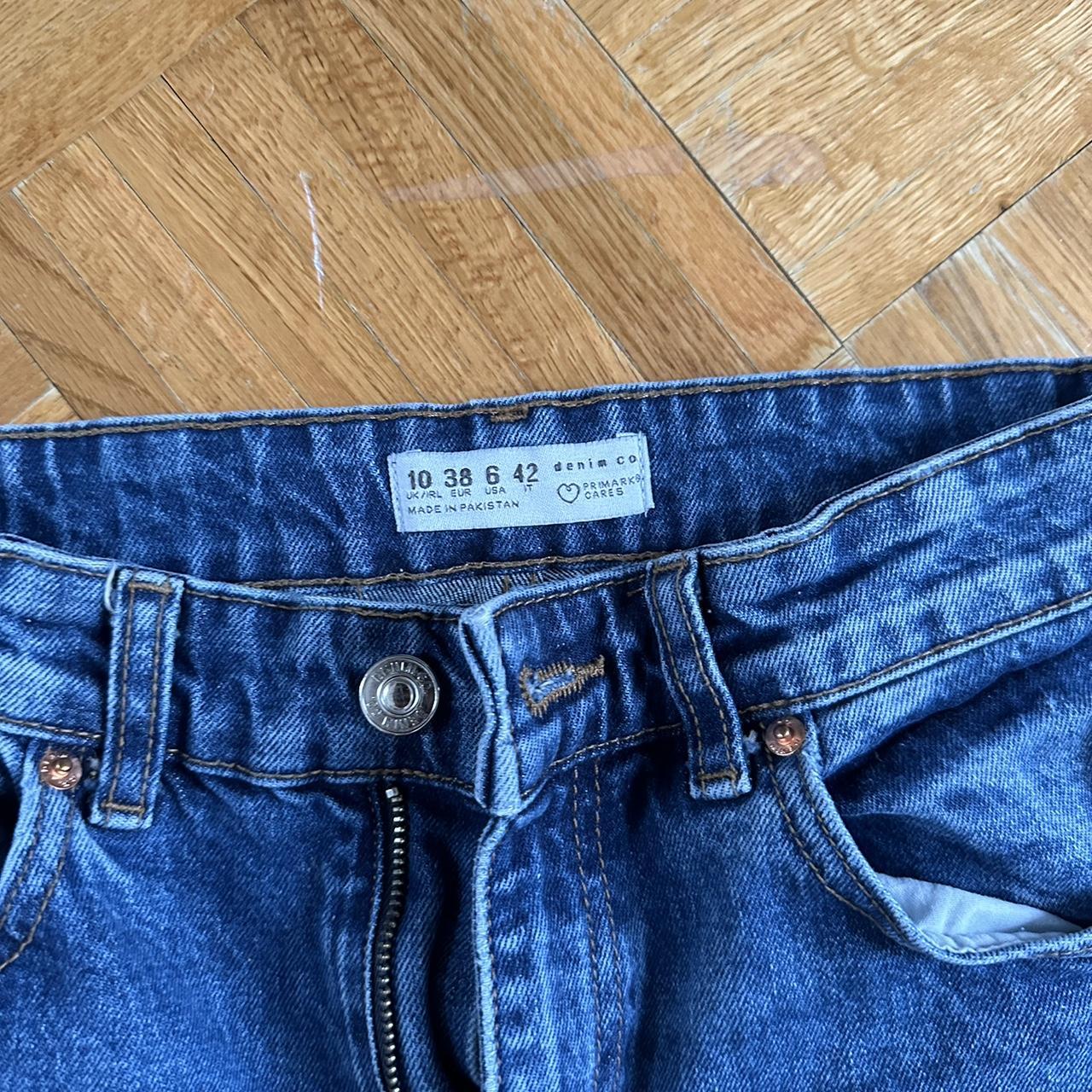 primark, high- waisted, straight leg, medium wash... - Depop