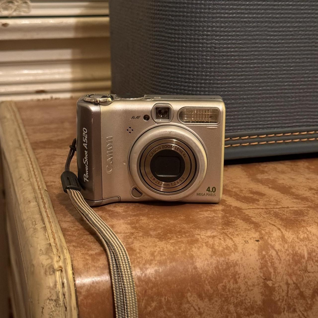 Canon PowerShot A520 4MP Digital Camera Silver... - Depop