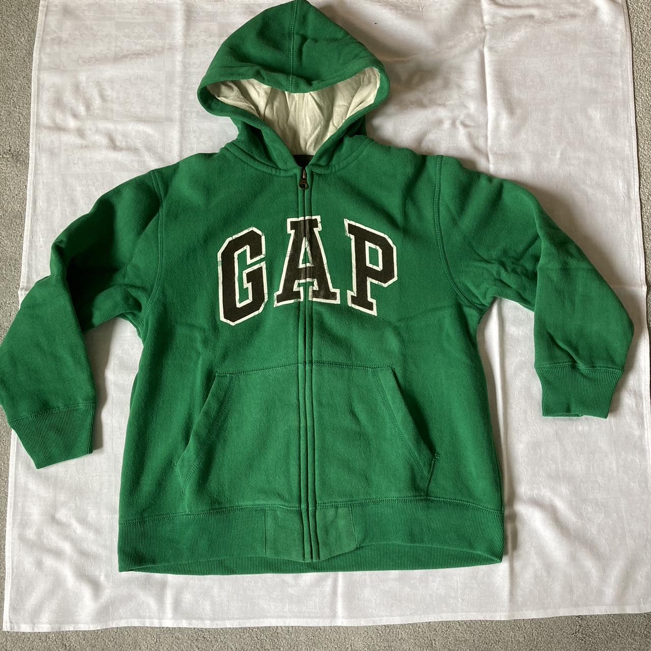 Gap Boys Medium (8) cotton- green with black and... - Depop