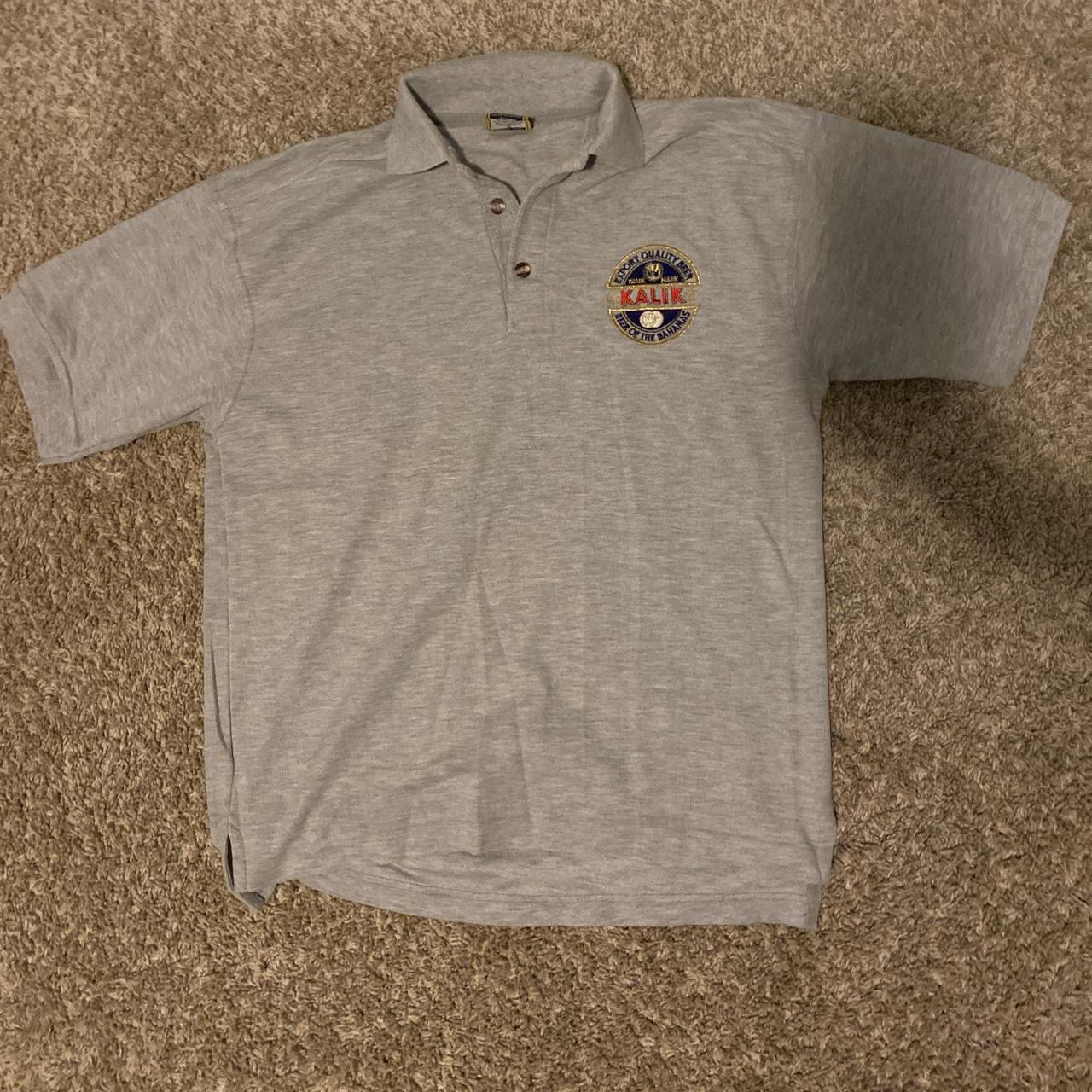 XL grey kalik beer of the Bahamas shirt - Depop