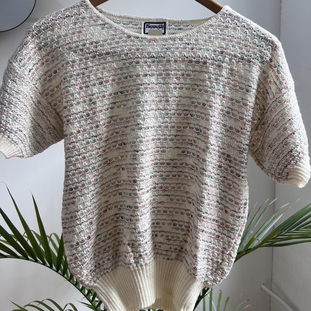Vintage Kenneth Too! short sleeve sweater - Depop