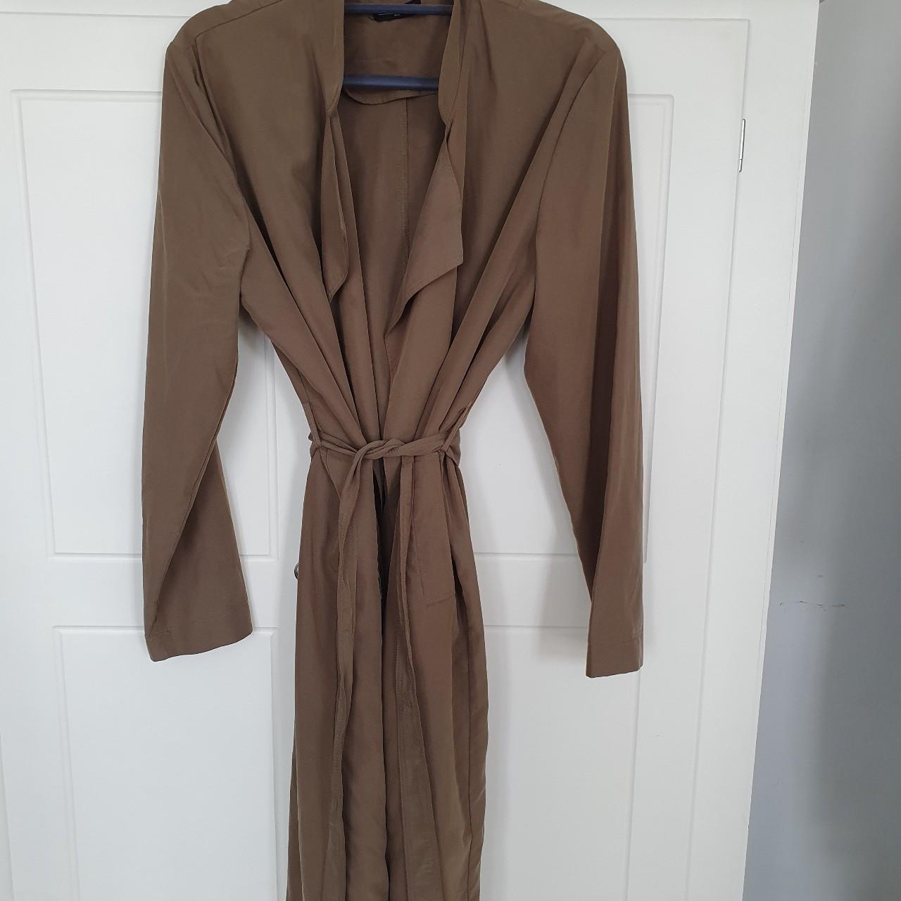 Very lightweight soft and floaty rain/duster coat... - Depop