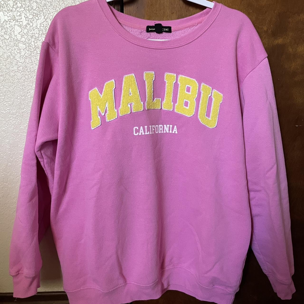 Malibu Barbie Pink Crewneck -Brand New -Smoke Free... - Depop