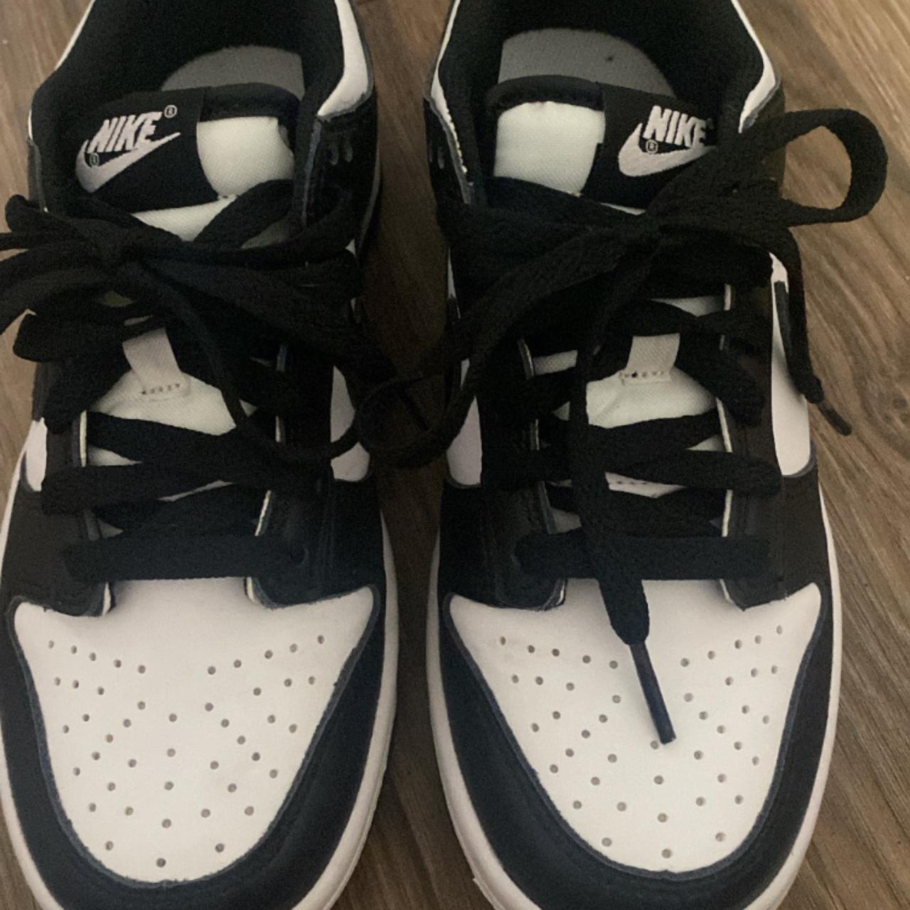 4Y 5.5W Panda Dunks - worn once, COMES W BOX -free... - Depop