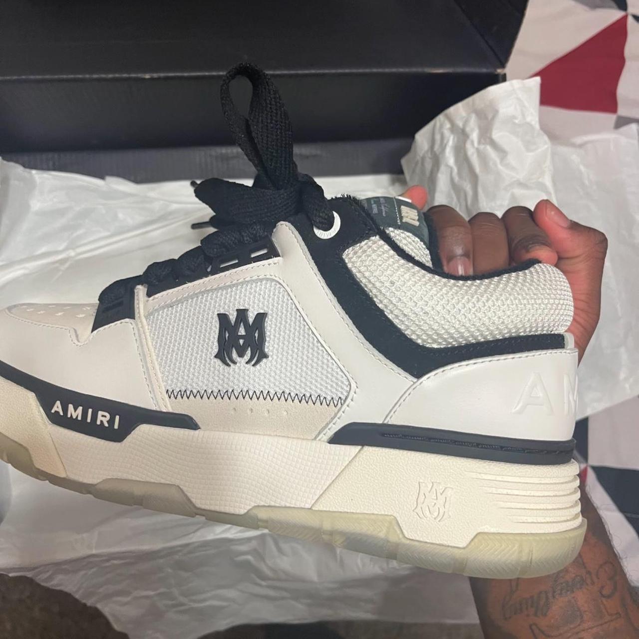 Black and white amiris - Depop