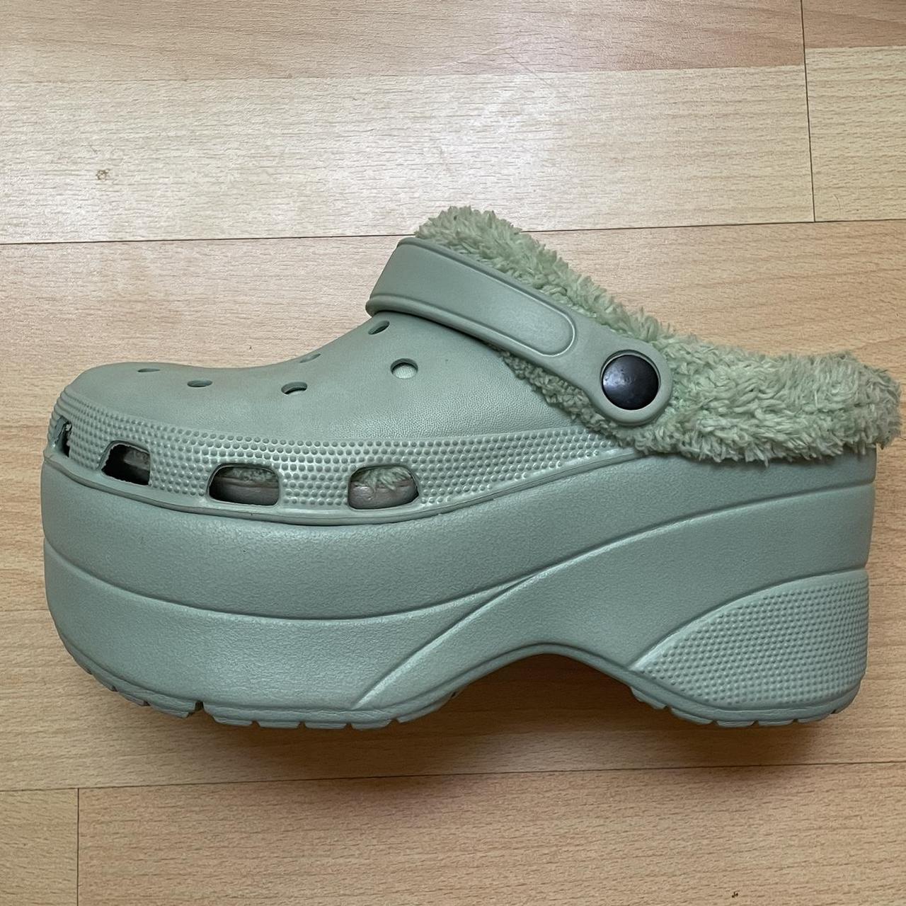 PLATFORM CROCS!! Super unique piece. Three inch... - Depop