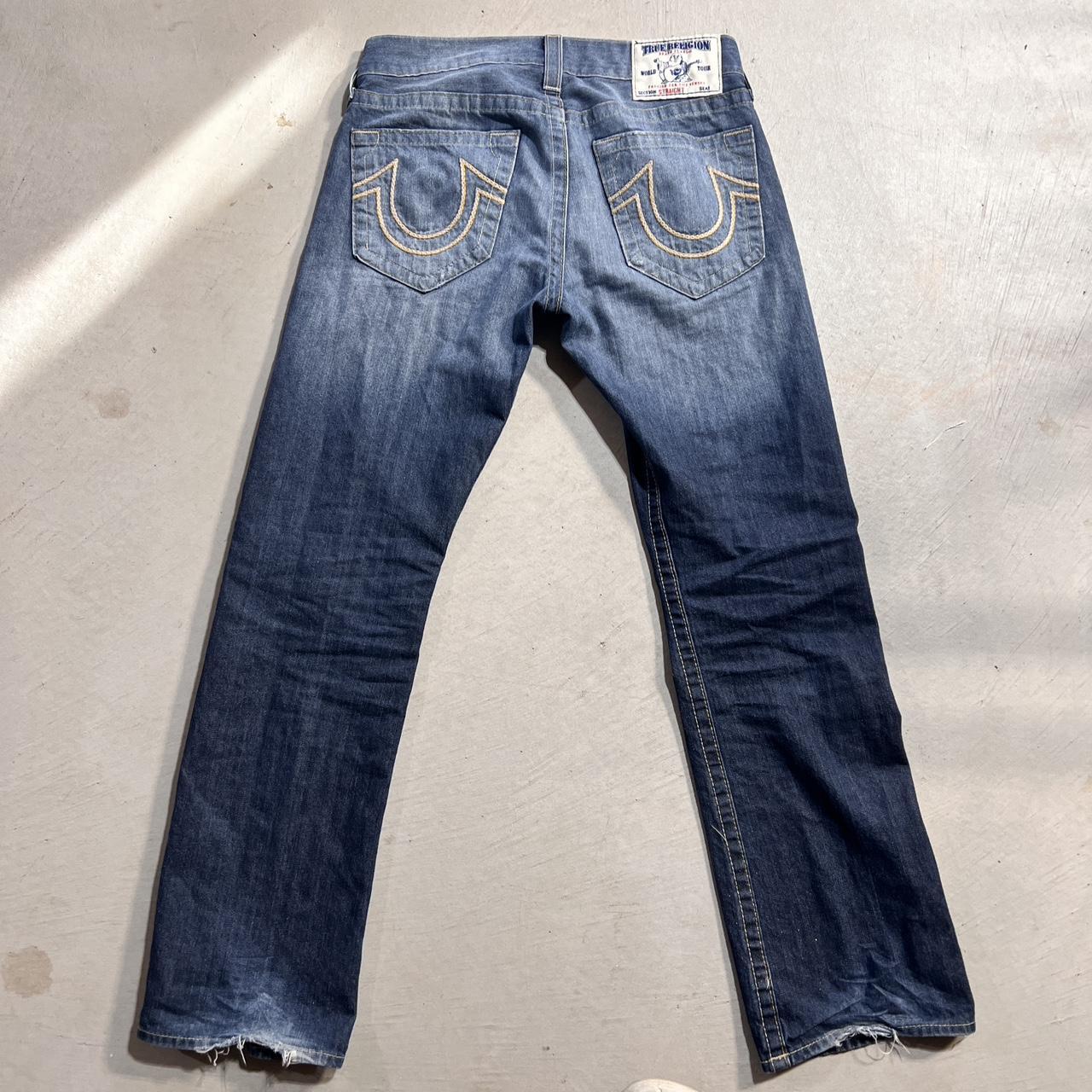 Vintage TrueReligion Jeans Straight Fit SIZE 32 - Depop
