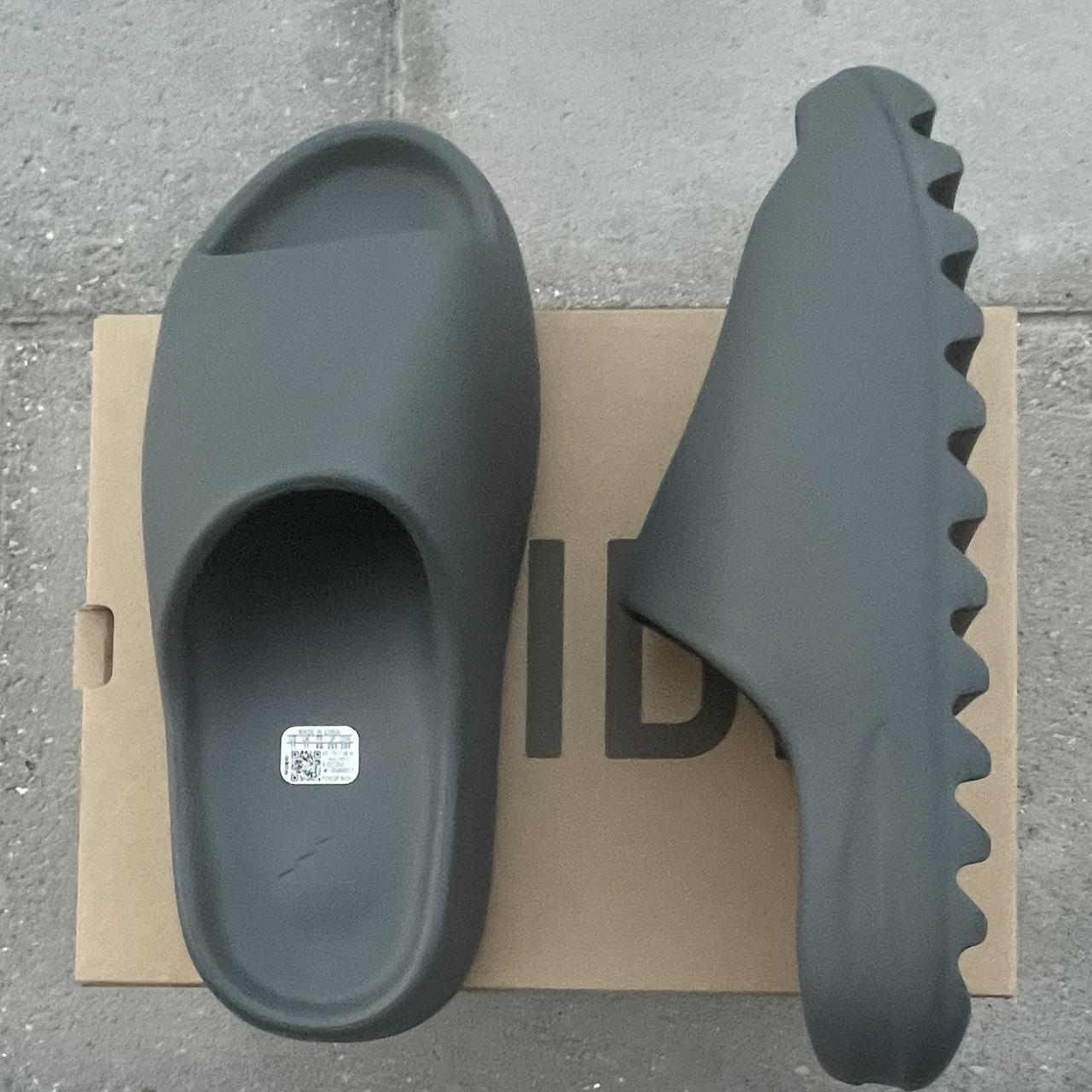 Slate Grey Yeezy Slides Size 11 Brand New Dont... - Depop