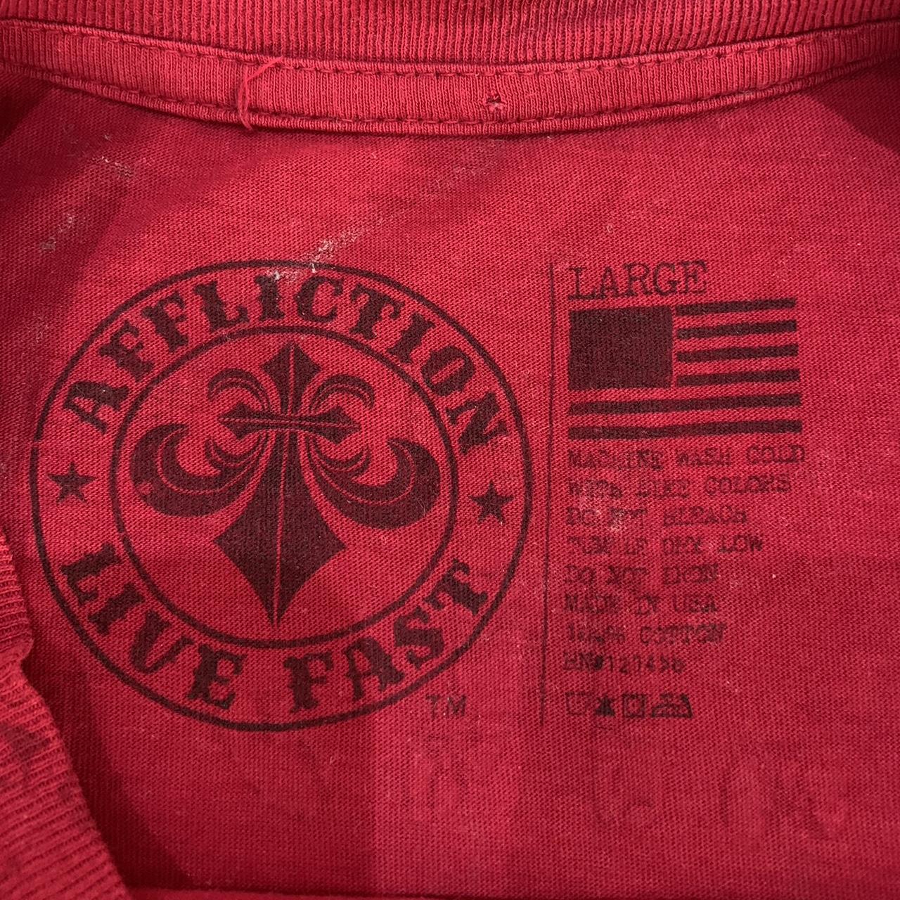 INSANELY RARE VINTAGE AFFLICTION CROSS T-SHIRT‼️... - Depop