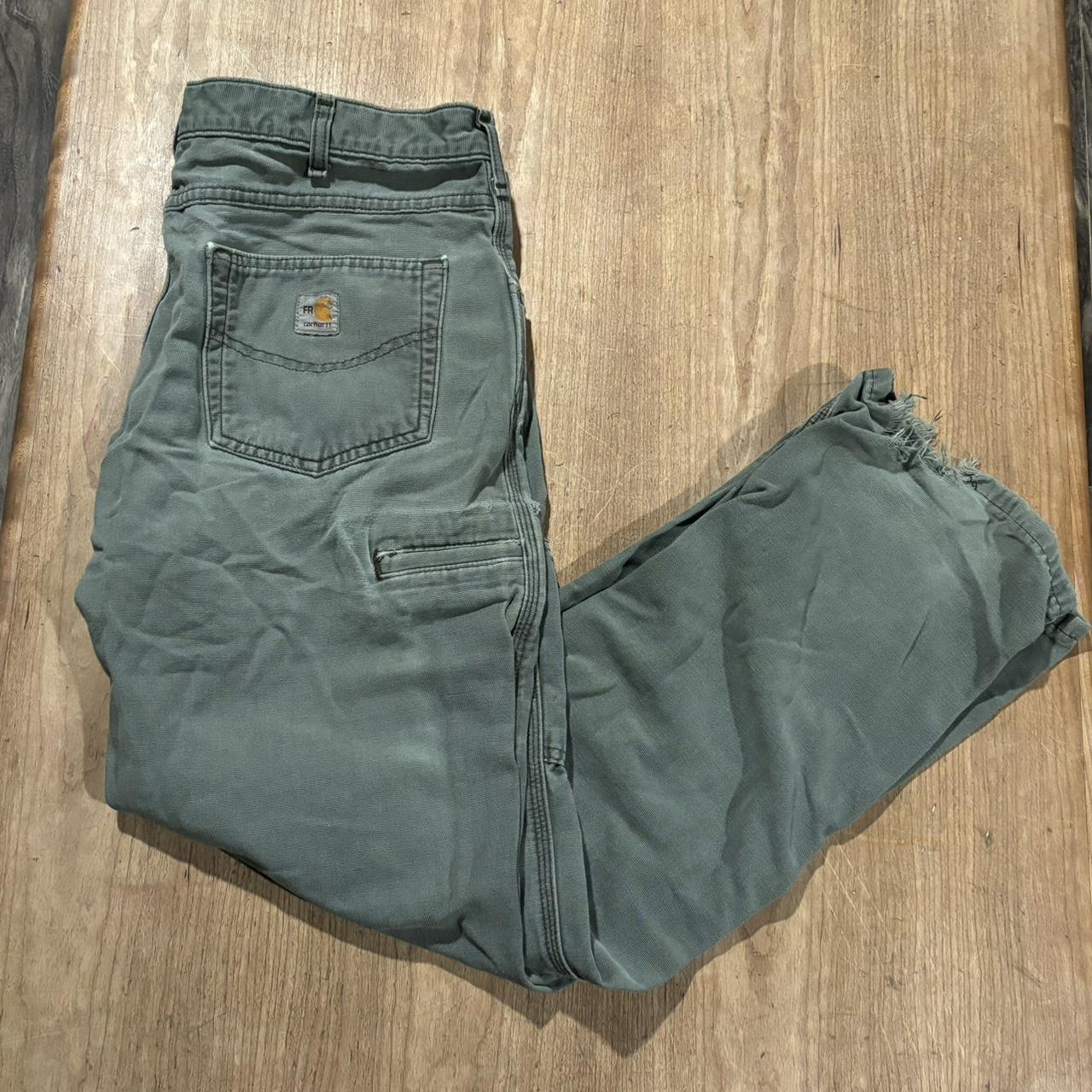 Carhartt Fire Resistant Work Pants (33x32) - Size:... - Depop