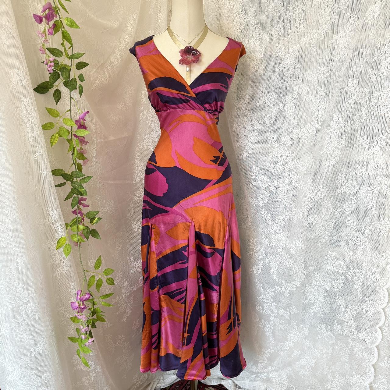 90s Silk Dress 🧚‍♀️ Vintage 90s Old label Principles... | Depop