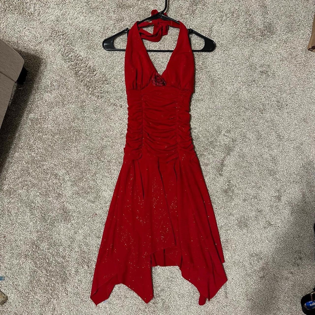 Ruby Rox Women's Red Dress | Depop