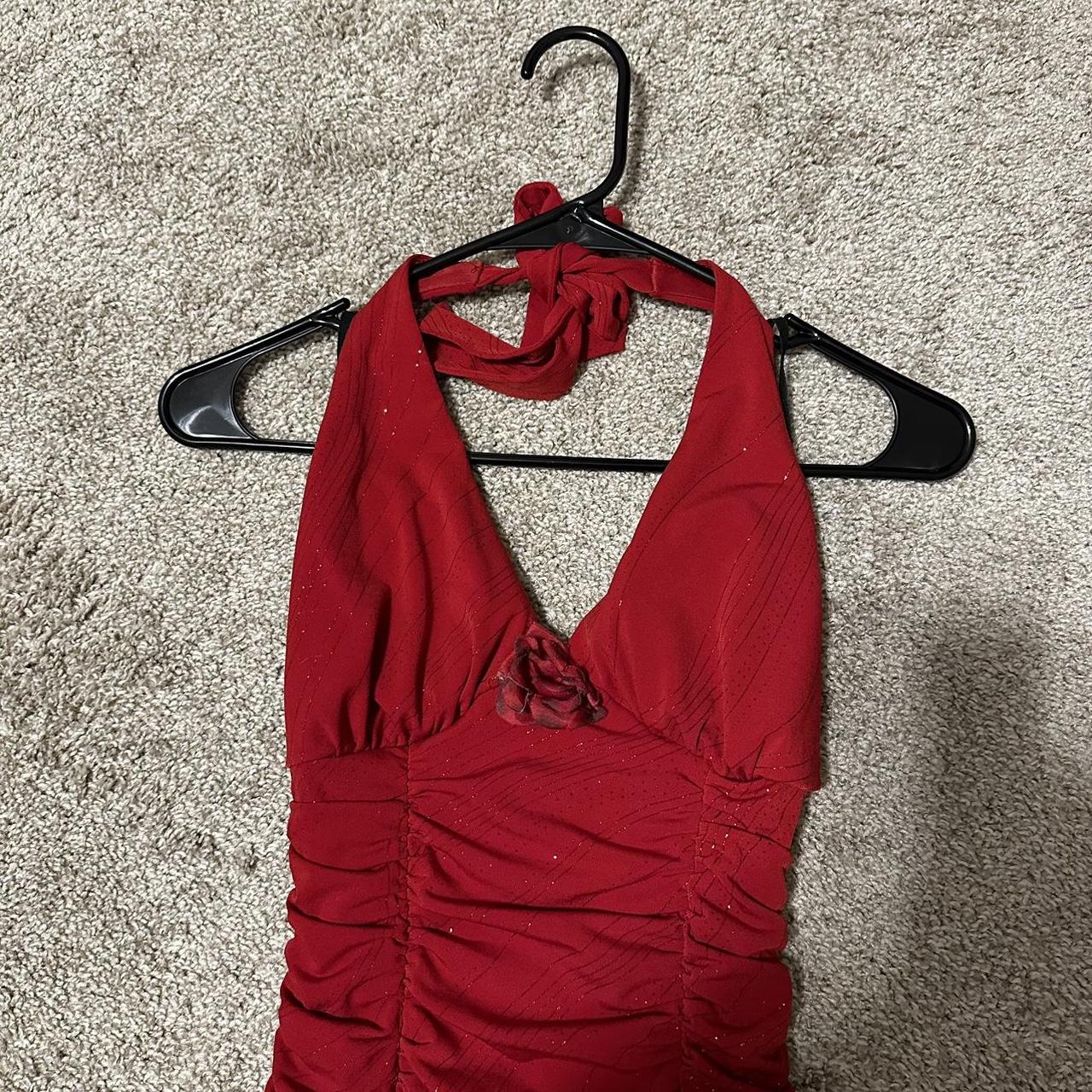 Ruby Rox Women's Red Dress | Depop