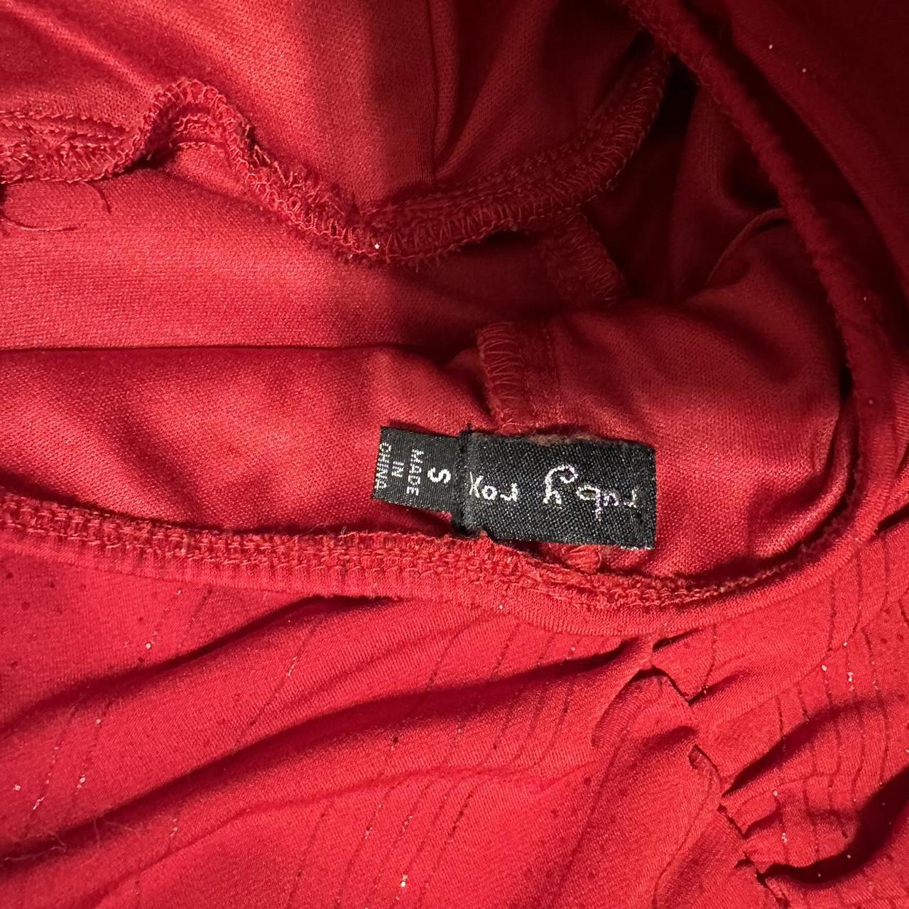 Ruby Rox Women's Red Dress | Depop