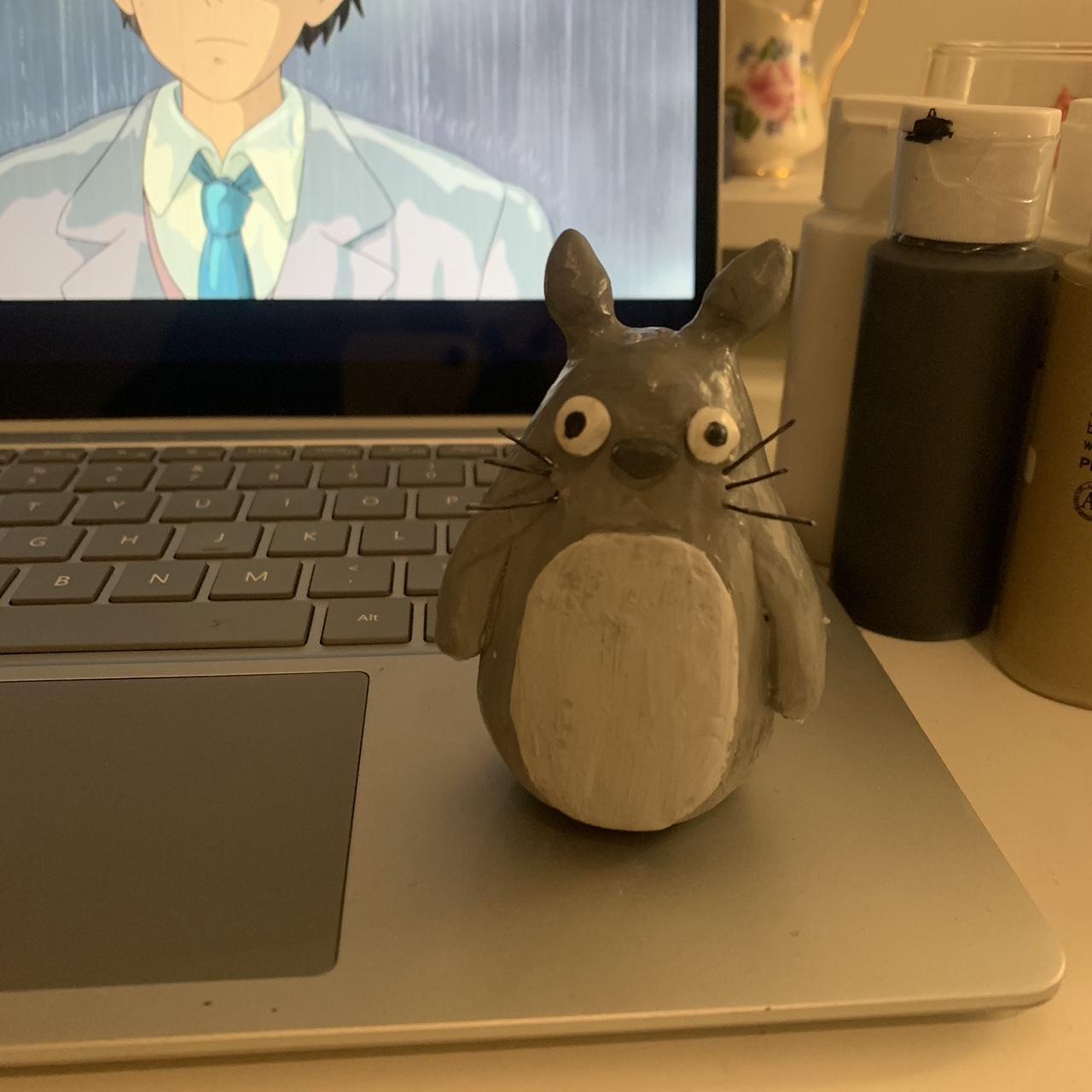 Totoro Clay figure !! #MyNeighborToroto #Toroto... - Depop