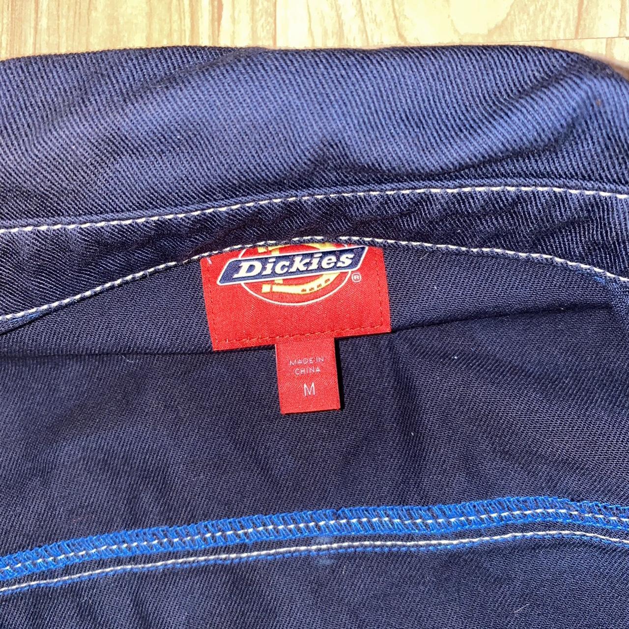 UNISEX NAVY BLUE DENIM DICKIES VINTAGE... - Depop