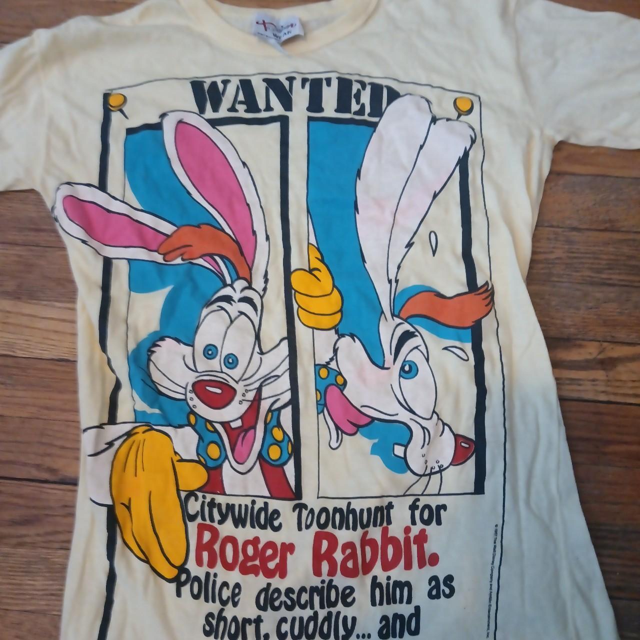 Vintage Who Framed Roger Rabbit shirt one size fits... | Depop