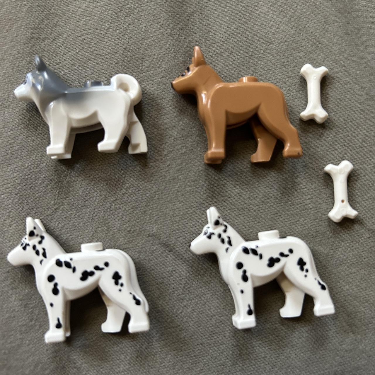Lego dogs 2 Dalmatians 1 German Shepard 1 husky - Depop