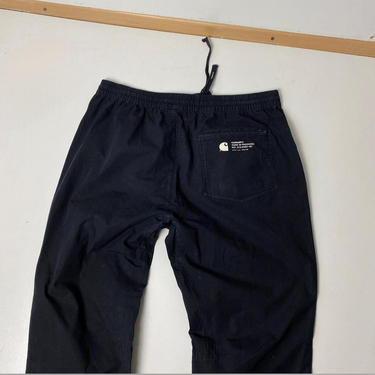 dope vintage washed carhartt drawstring work pants... - Depop