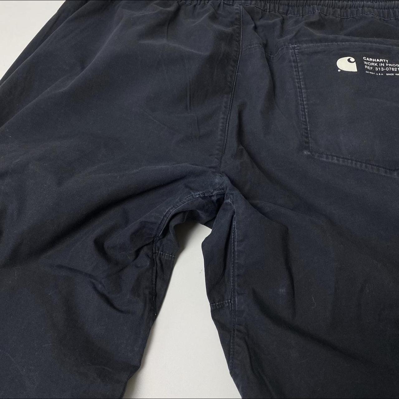 dope vintage washed carhartt drawstring work pants... - Depop