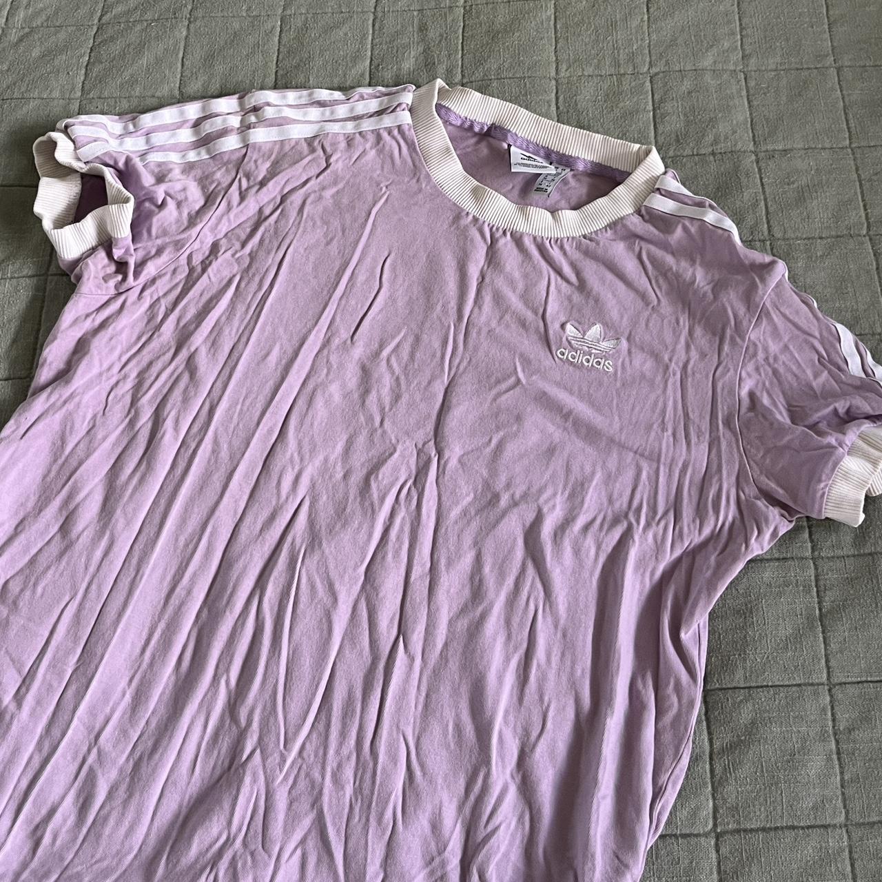 REPOP - lavender adidas tee it’s amazing but I... - Depop