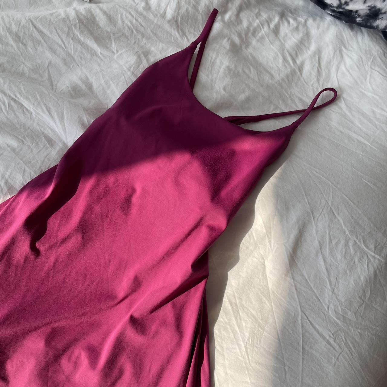 Halara exercise dress in beautiful magenta... - Depop