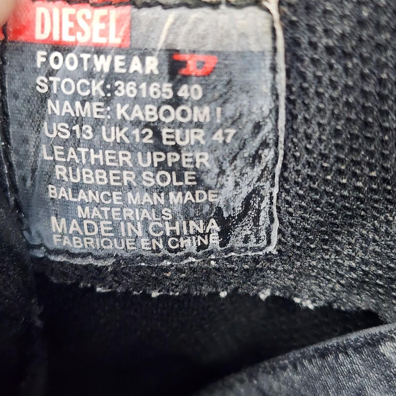 Diesel mens slip-on shoes size 13 preowned in good... - Depop