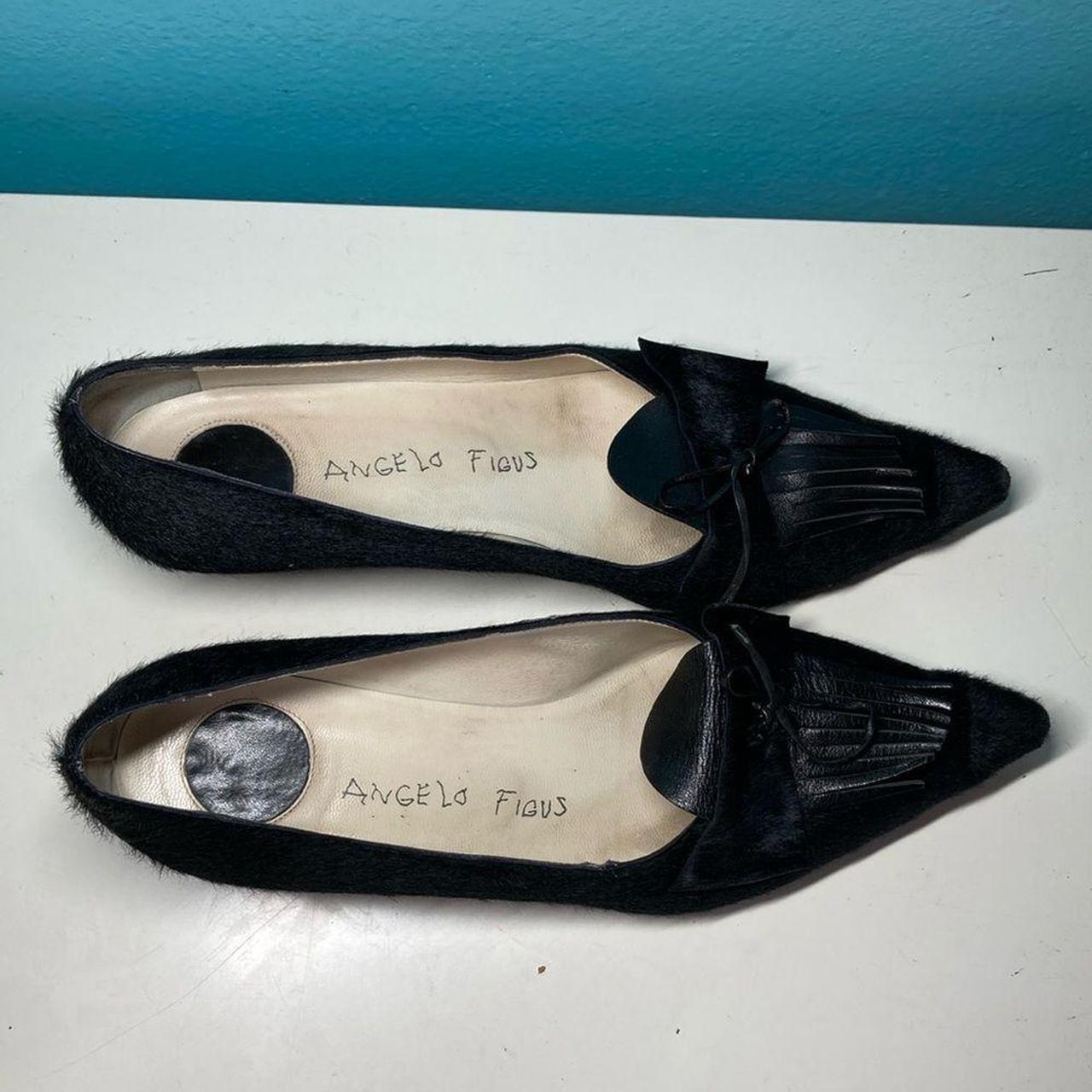 Angelo Figus Kitten Heel Pony Hair Heels 8.5 These... - Depop