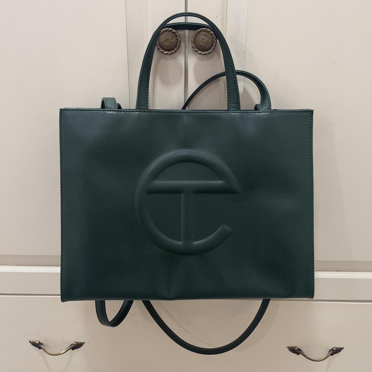 Telfar Women's Green Bag | Depop