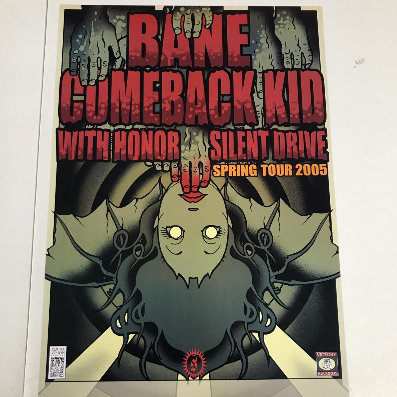 11x17 BANE, Comeback Kid, with honor 2005 tour... | Depop