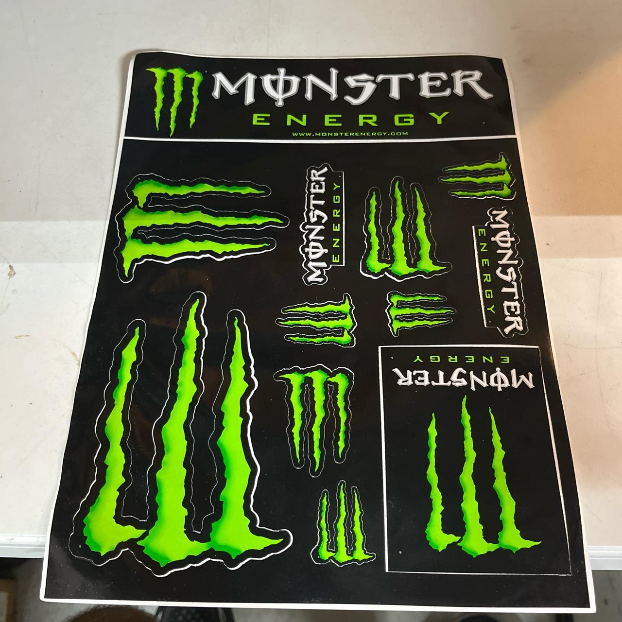Monster Energy Stickers (12 in total) #MonsterEnergy - Depop