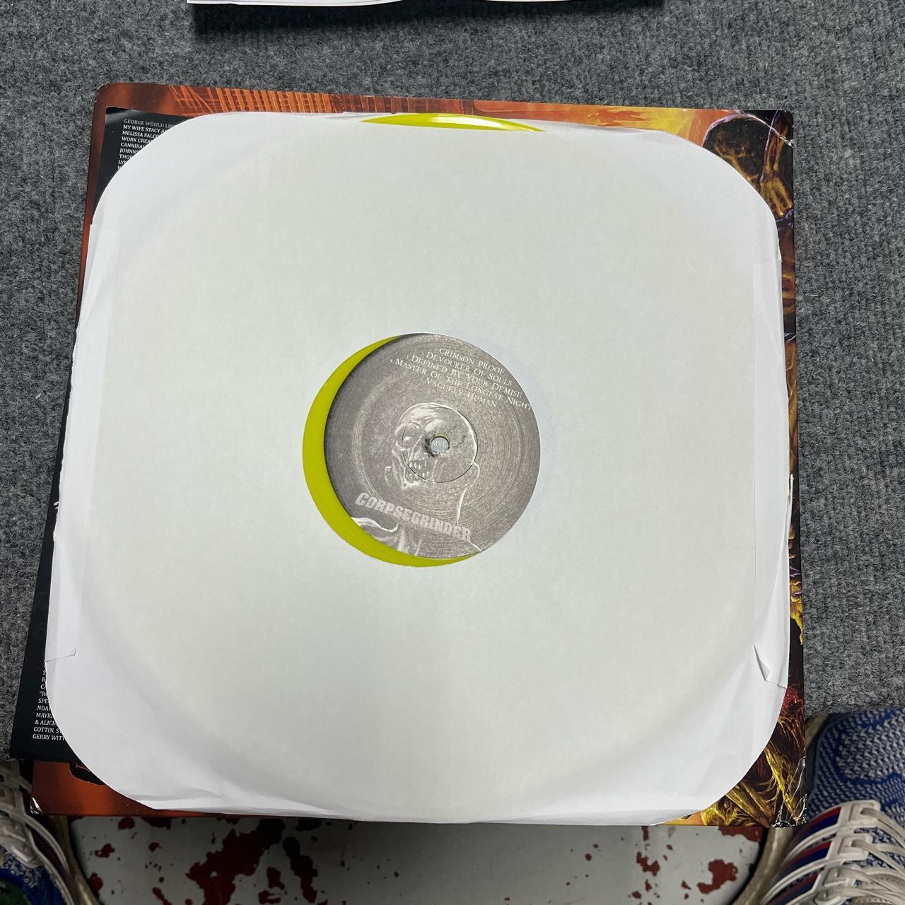 CorpseGrinder S/T 12” Yellow Vinyl - cover is... - Depop