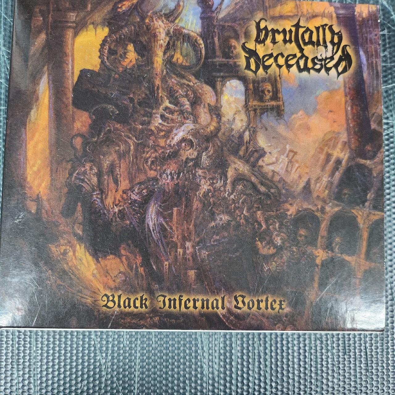 BRUTALLY DECEASED "Black Infernal Vortex" CD 9... - Depop