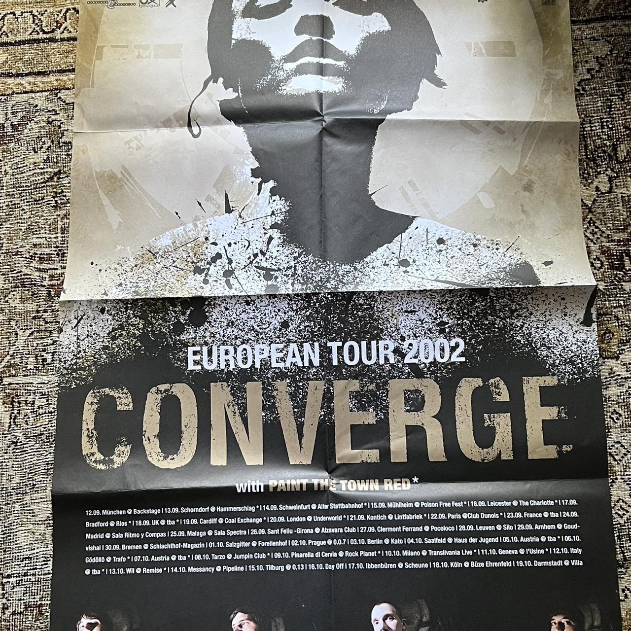 Giant old school #Converge poster in good shape for... - Depop