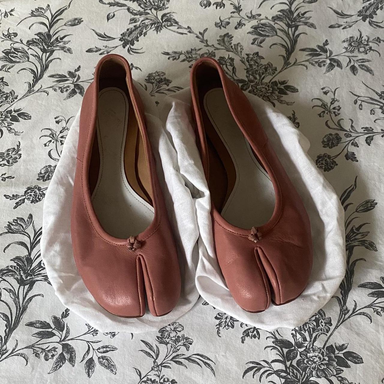 Maison Margiela Pink Tabi ballerina flats 🩰 size... - Depop