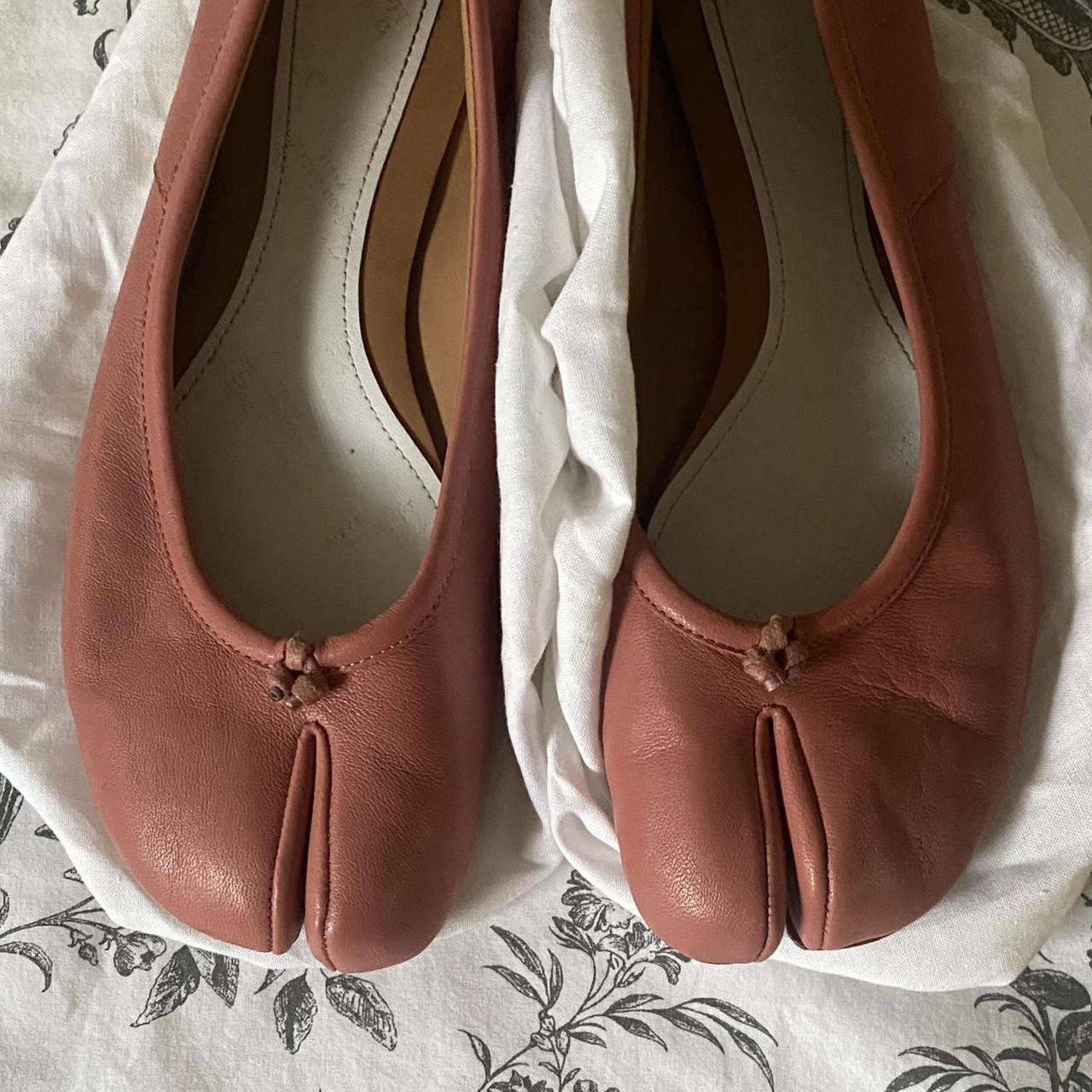 Maison Margiela Pink Tabi ballerina flats 🩰 size... - Depop