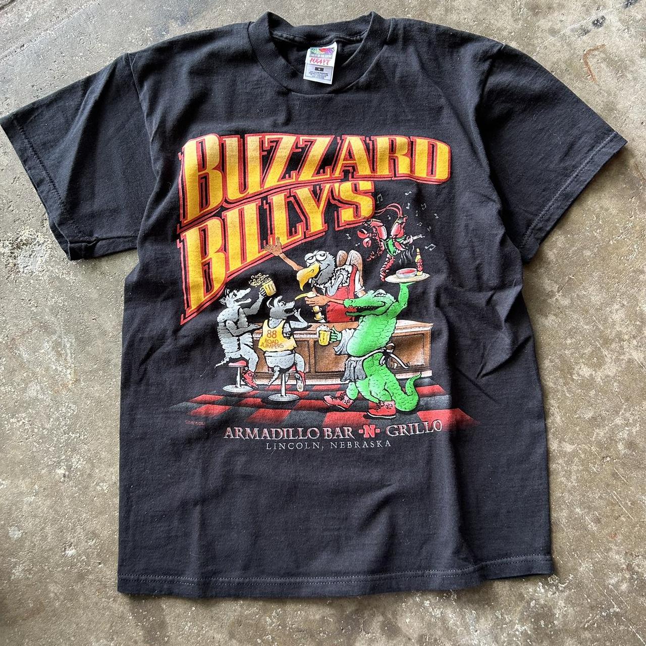 vintage 90s bar tee size medium measurements... - Depop